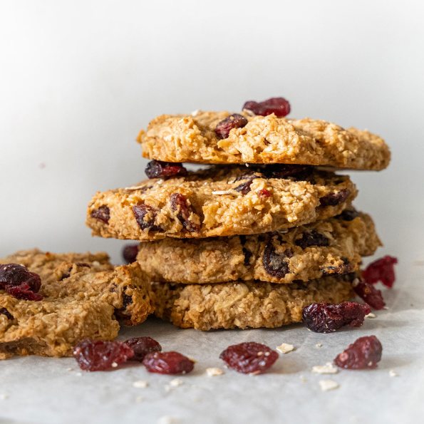 Recept: Zachte havermoutkoekjes met appel & cranberries - FIT.nl